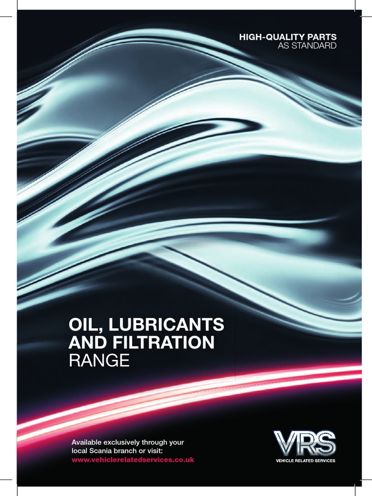 VRS Oil Lubricants and Filtration Brochure LR | PDF