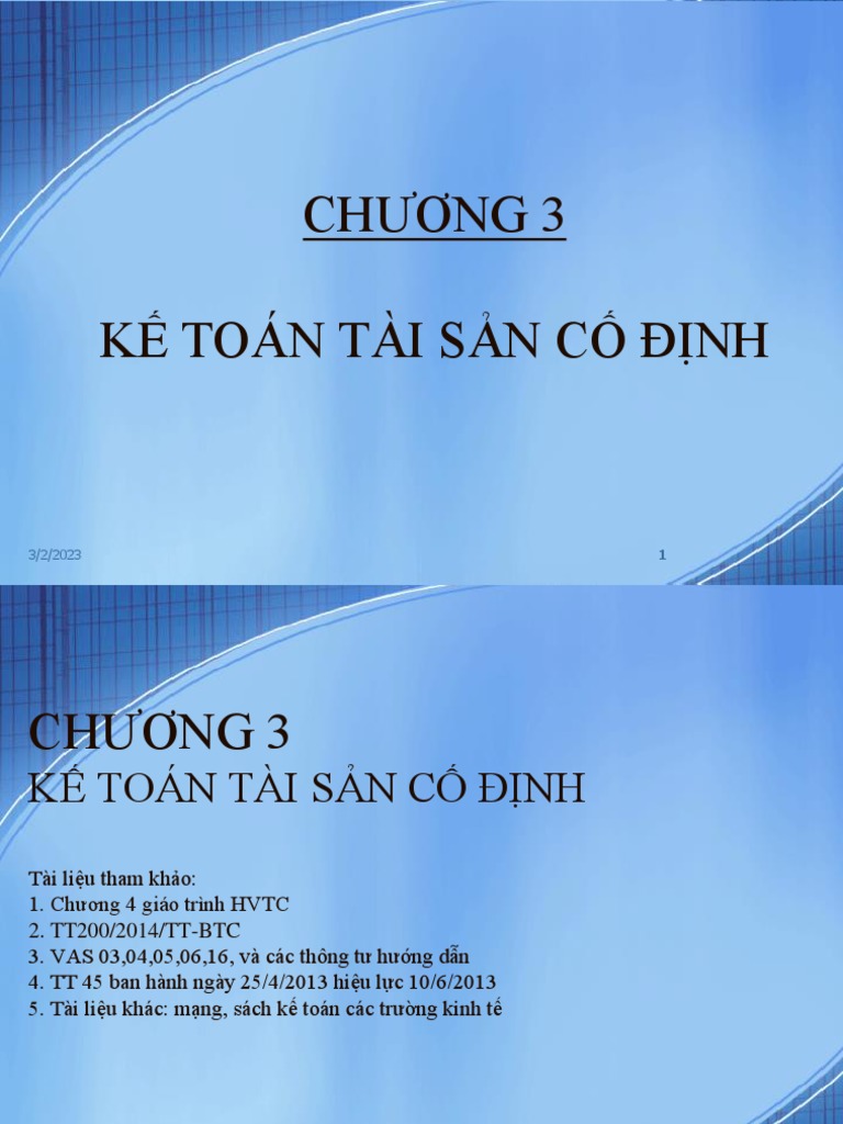 KTTC - C3- KẾ TOÁN TÀI SẢN CỐ ĐỊNH | PDF
