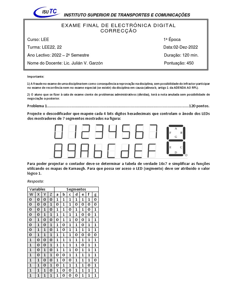 Exame Ed Lee 1aep - 2022 - Corr 01 | PDF