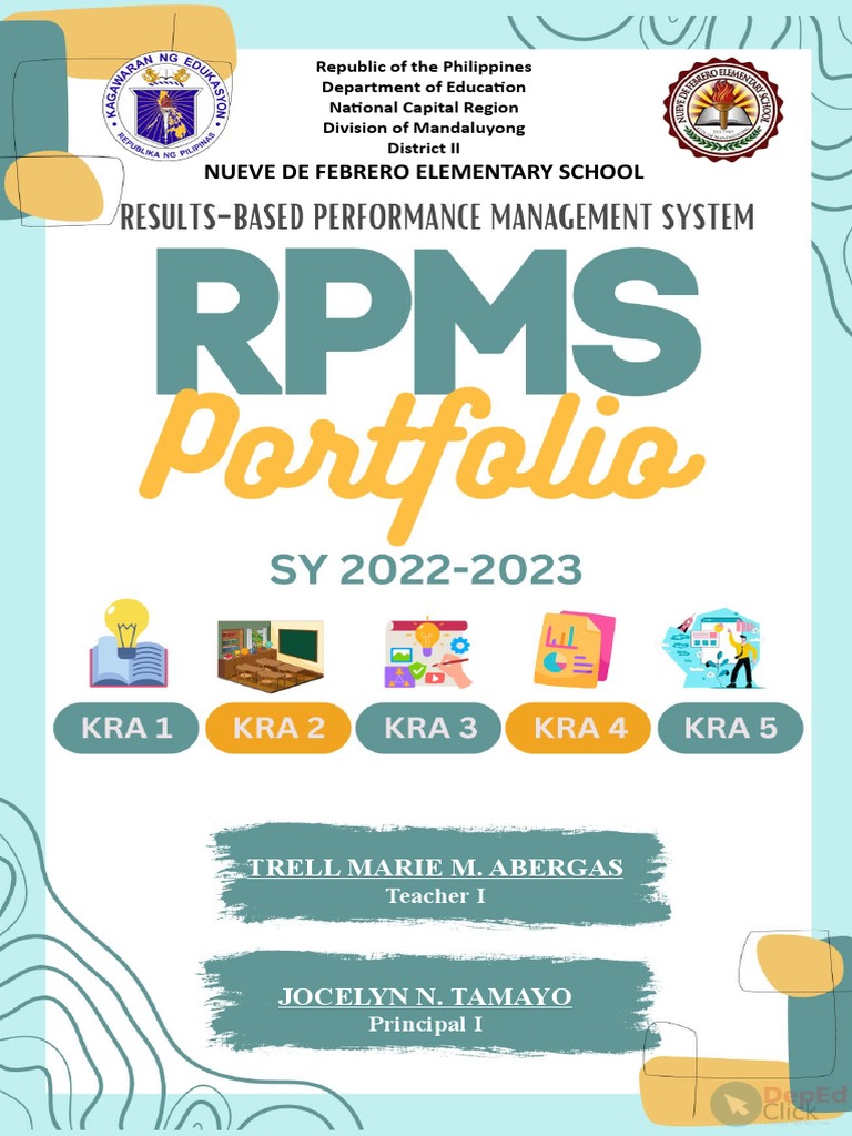 RPMS Portfolio S.y.2022 2023 | PDF
