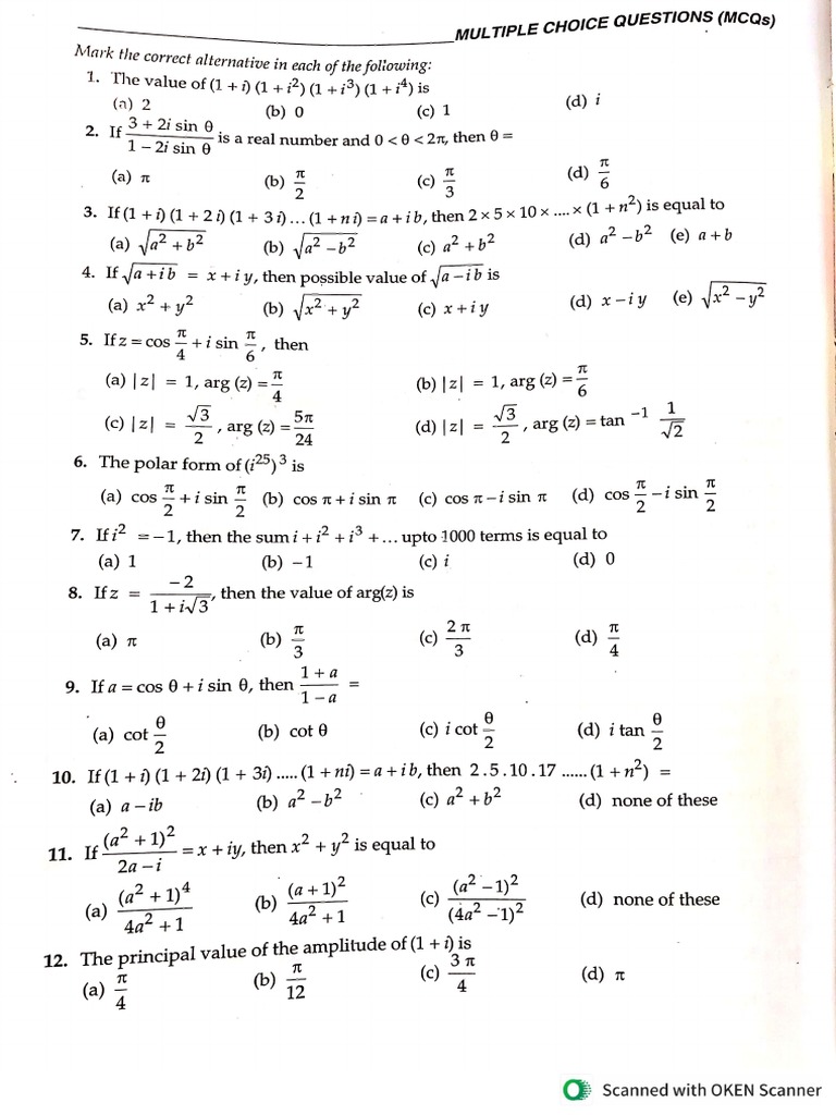 Complex Number | PDF