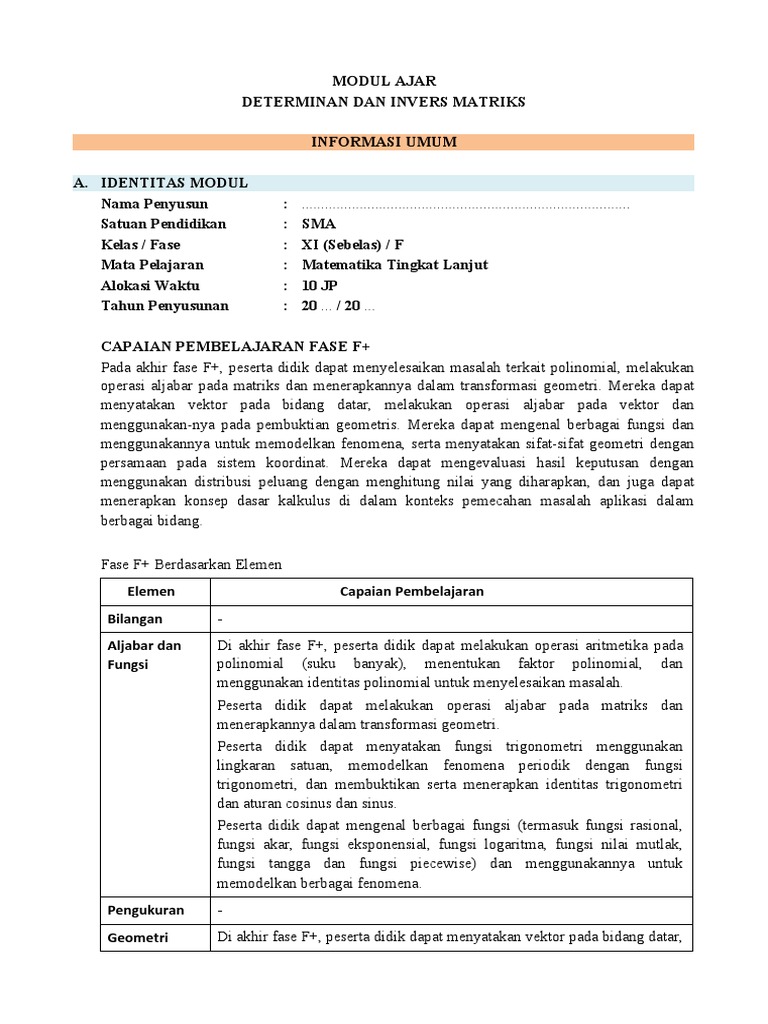 MTK TL 11 - Bab 3 Sub Bab 6 | PDF