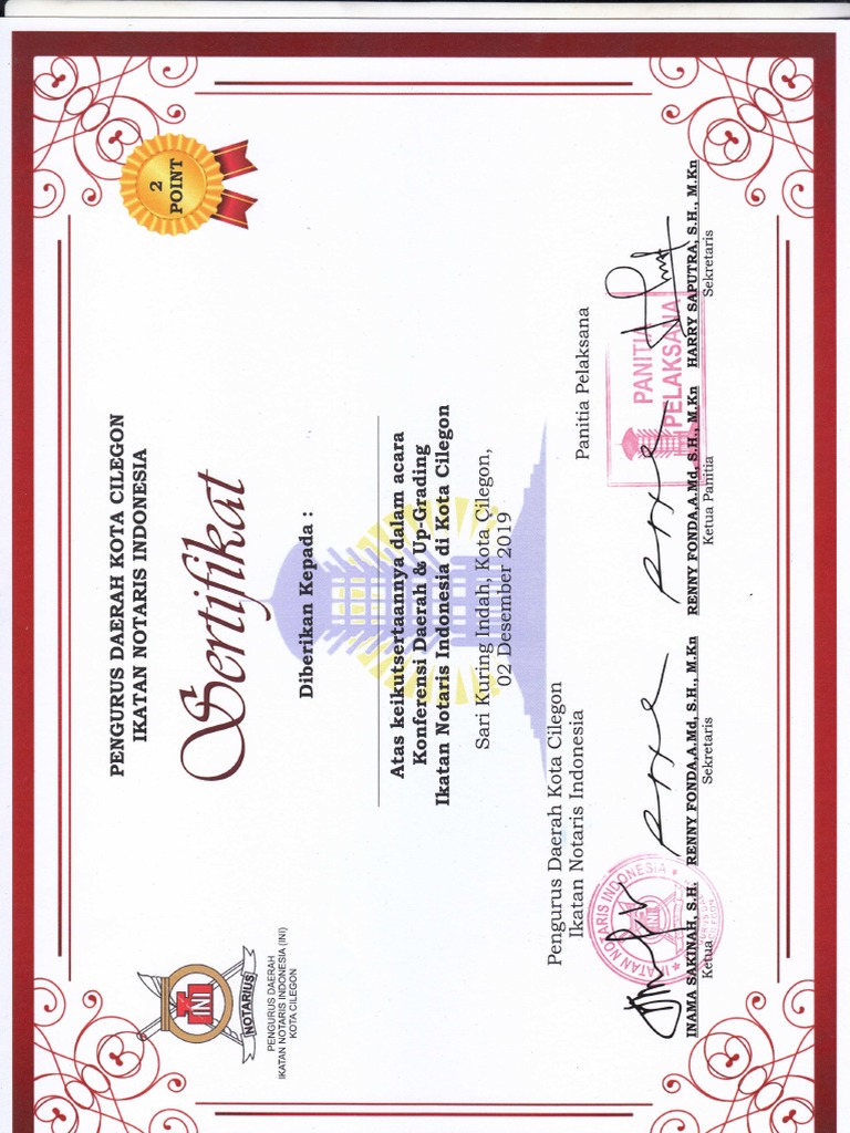 Sertifikat 22 Point | PDF