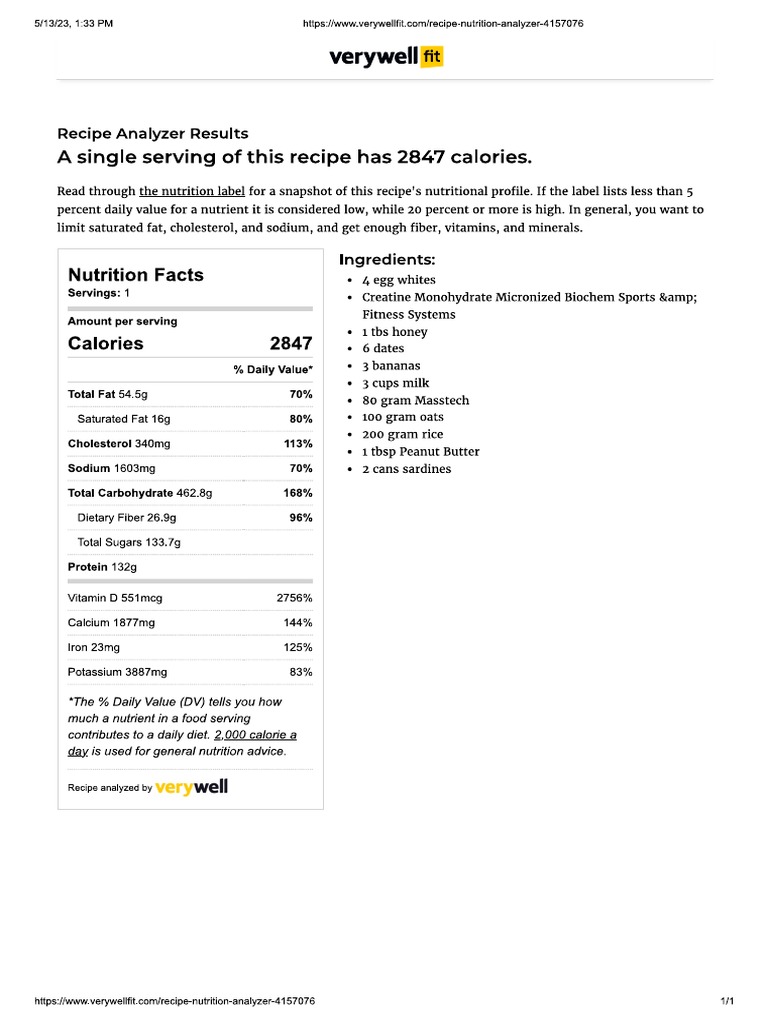 My Diet | PDF