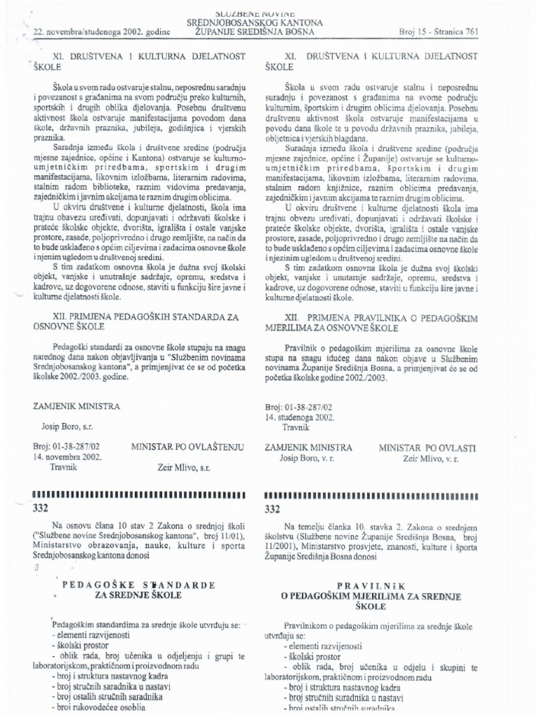 Pravilnik o Ped | PDF