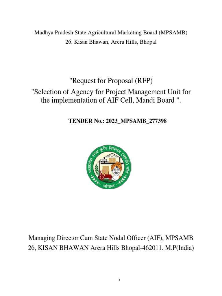 RFP 1 | PDF