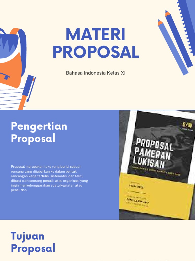 Materi Proposal Kelas XI | PDF Materi Proposal Kelas XI | PDF