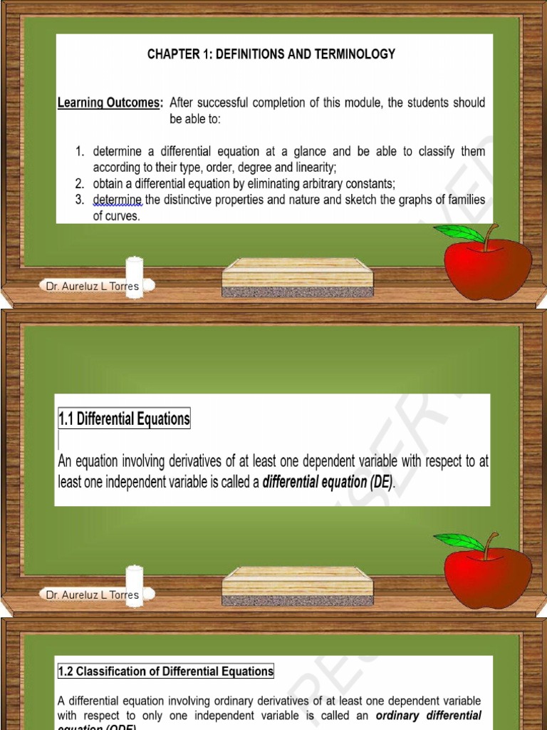 Classifications, Elimination of Arbitrary Constants | PDF Classifications, Elimination of Arbitrary Constants | PDF