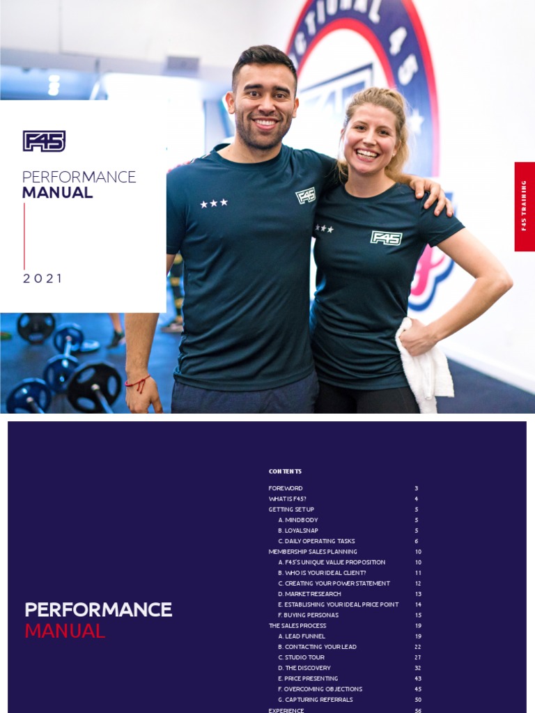 F45 Performance Manual V2 | PDF