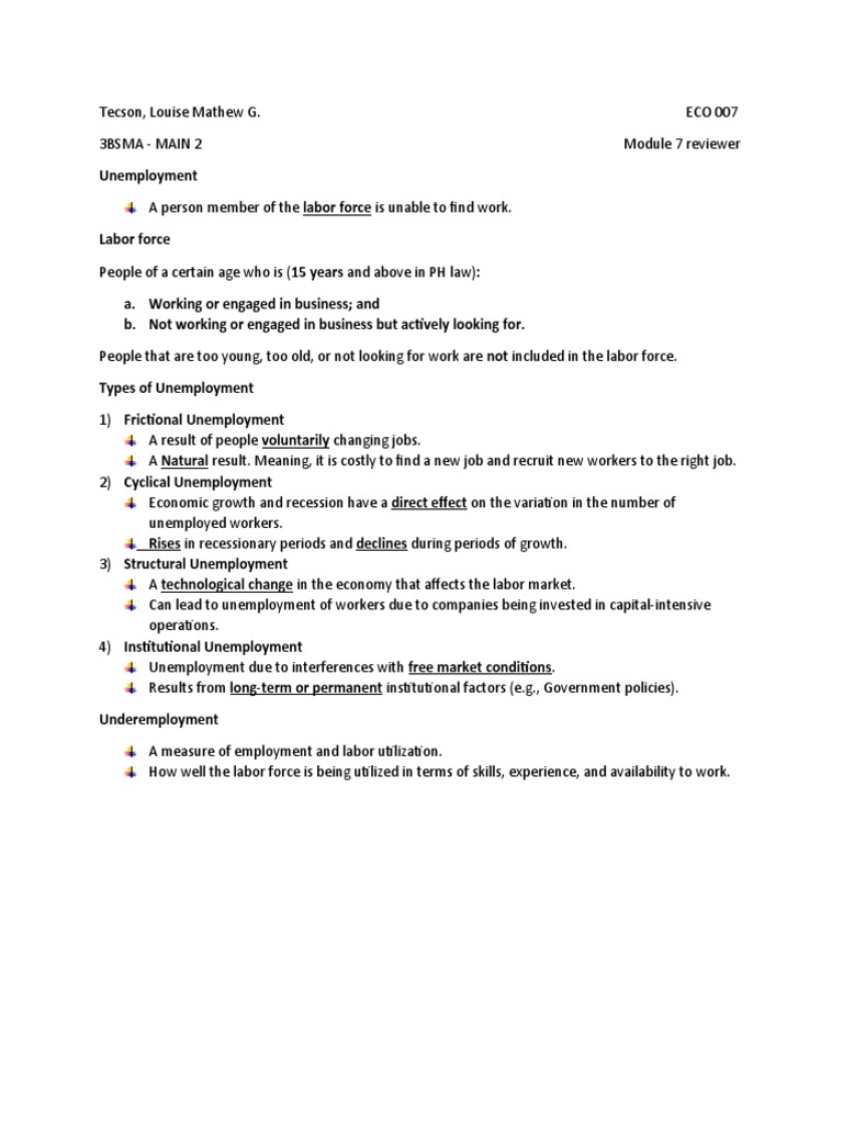 Eco 007 Reviewer | PDF