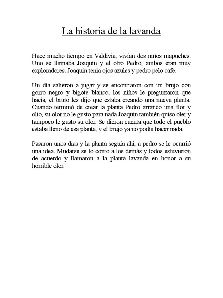 La Historia de La Lavanda | PDF