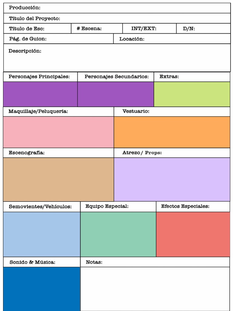 Plantilla Desglose | PDF