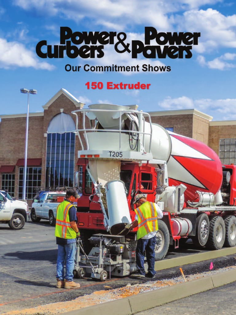 Power Curber 150 Extruder Overview | PDF | Horsepower | Extrusion