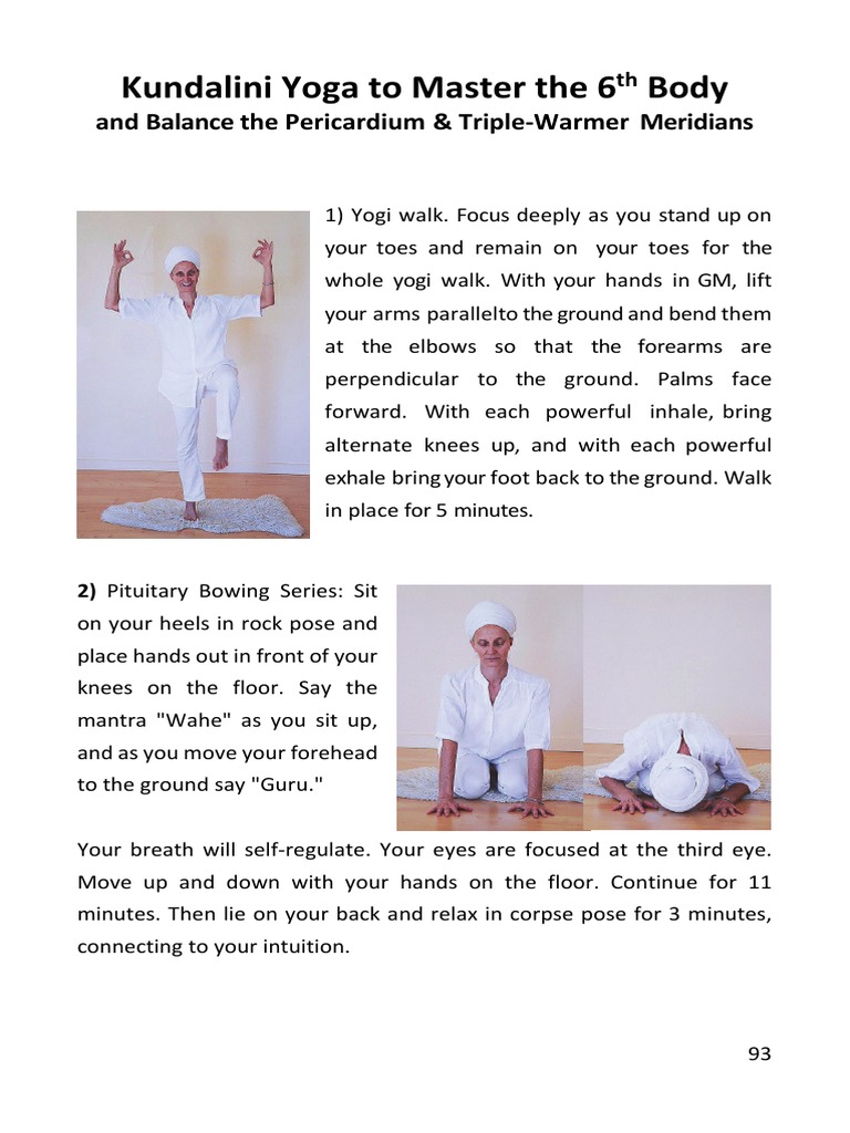 Book 1 6th Body Kriya | PDF | Yoga | Hindu Prayer And Meditation