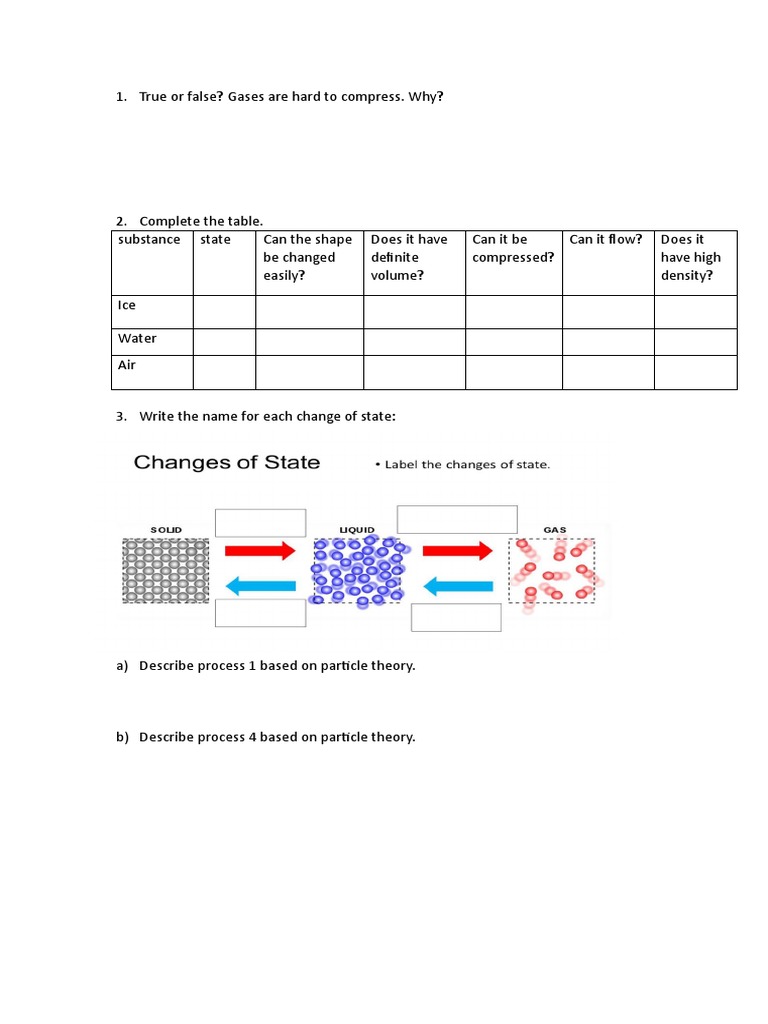 Chemistry Year 7 Final Test | PDF | Chemical Substances | Chemical Elements