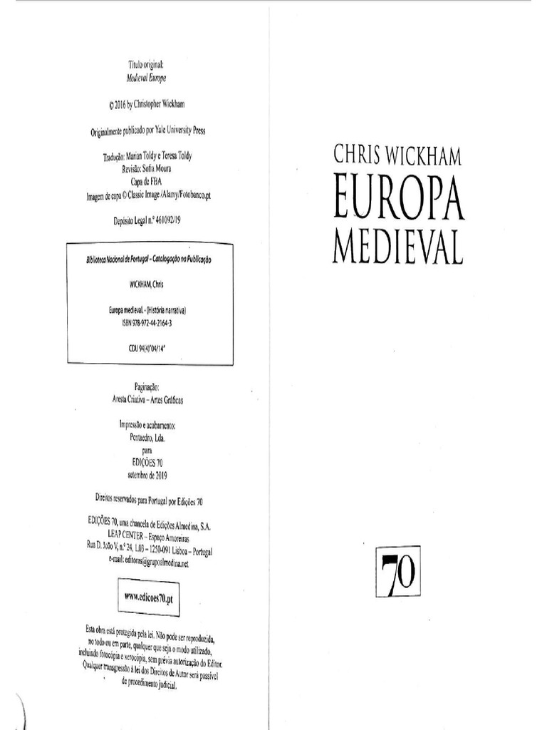 WICKHAM, Chris. Europa Medieval | PDF