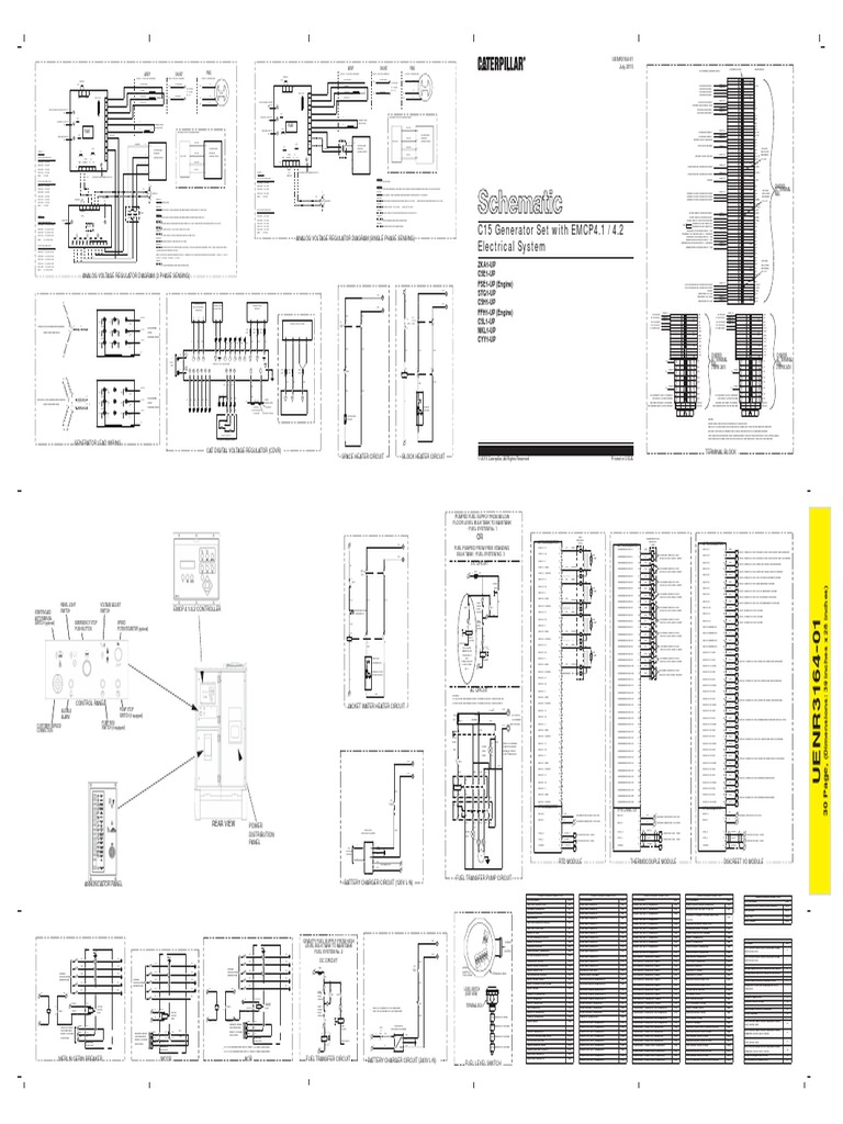 C15 Generator Set With EMCP4.1 / 4.2 Electrical System | PDF