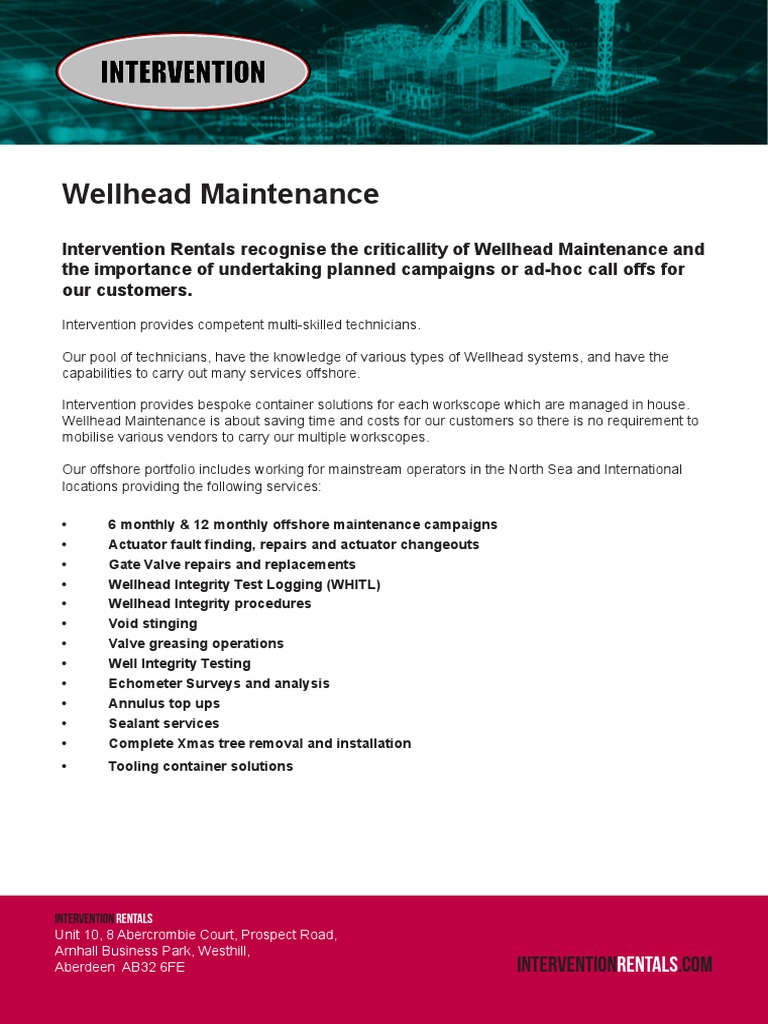 627a3b5a4ef51a801b5b3c62 Wellhead Maintenance | PDF 627a3b5a4ef51a801b5b3c62 Wellhead Maintenance | PDF