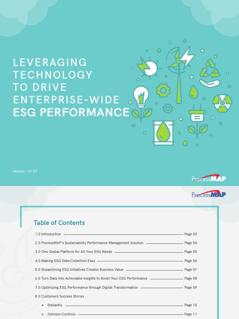 Tech-Driven ESG for Enterprises | PDF