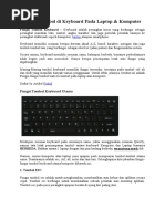 100+ Fungsi Tombol Keyboard Pada Laptop & Komputer, Lengkap!! - Salamadian | PDF