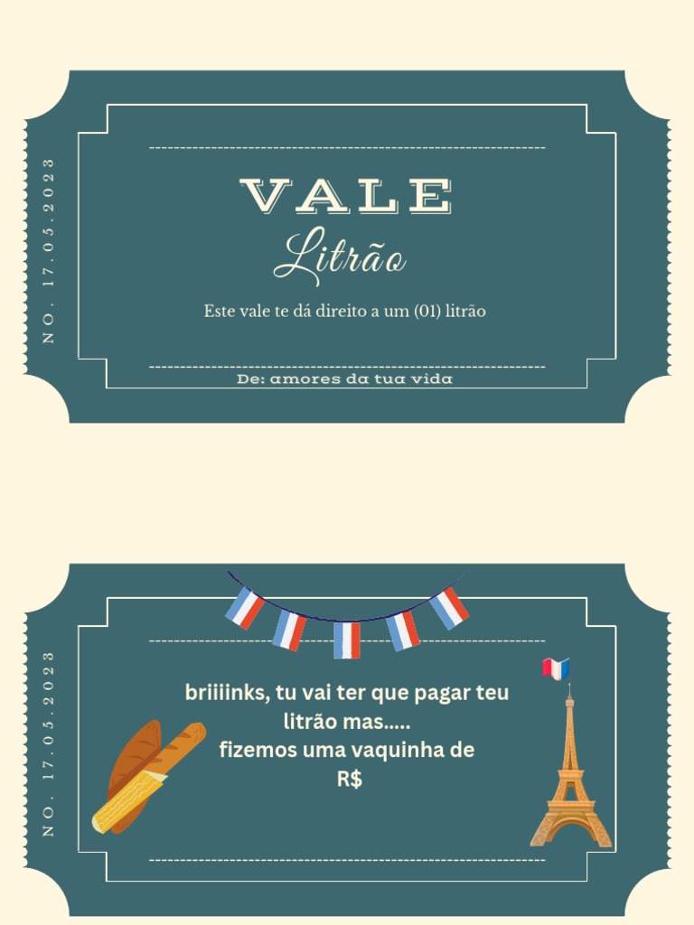 Voucher Vale Viagem | PDF