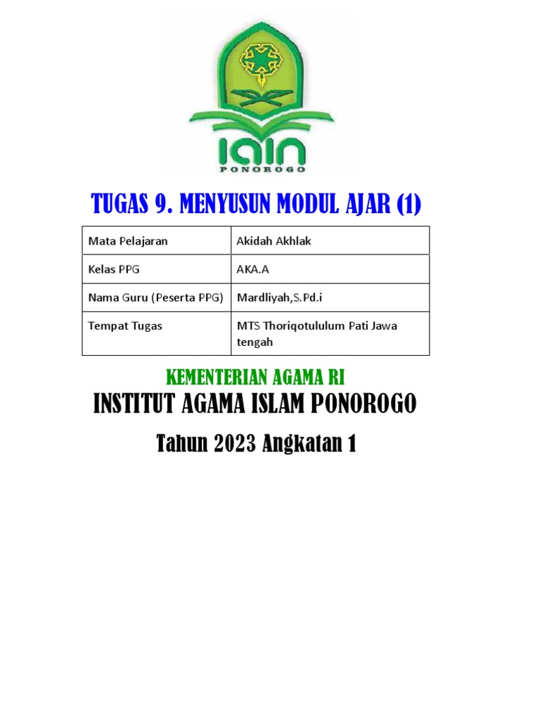 OK-MODUL AJAR 2-Compressed Compressed-Compressed Compressed | PDF