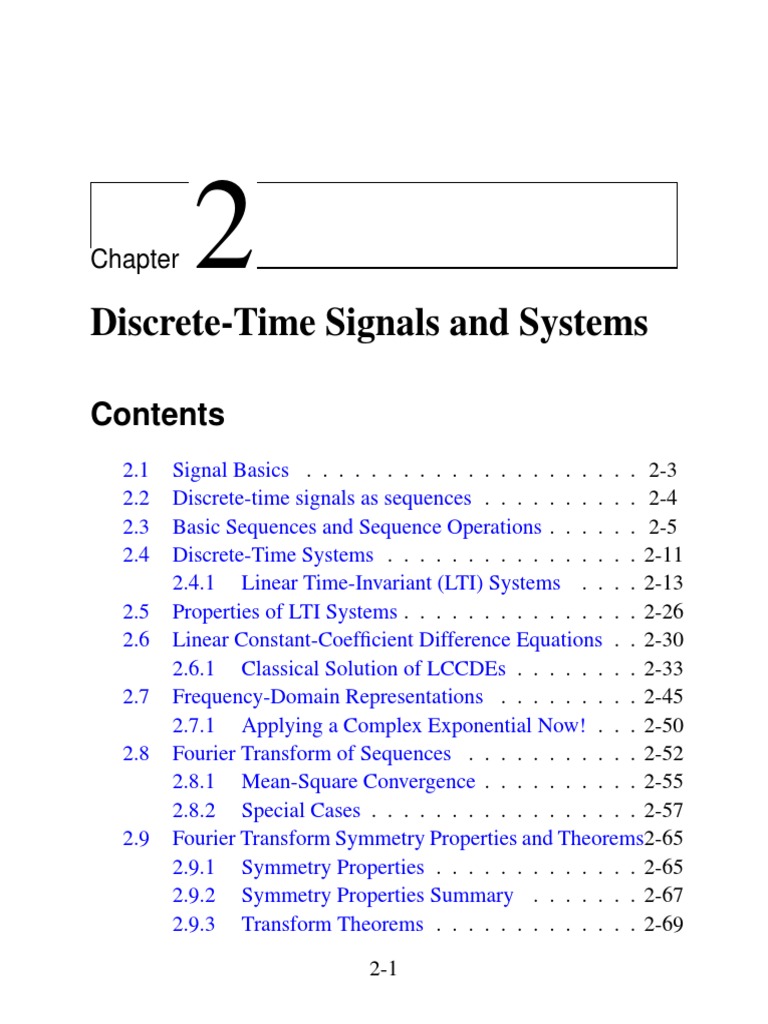 Discrete-Time Signals and Systems | PDF