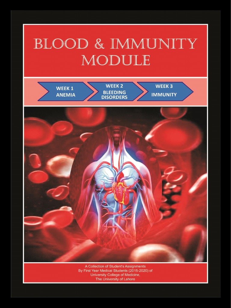 Blood Module Booklet | PDF | Anemia | Lymphatic System