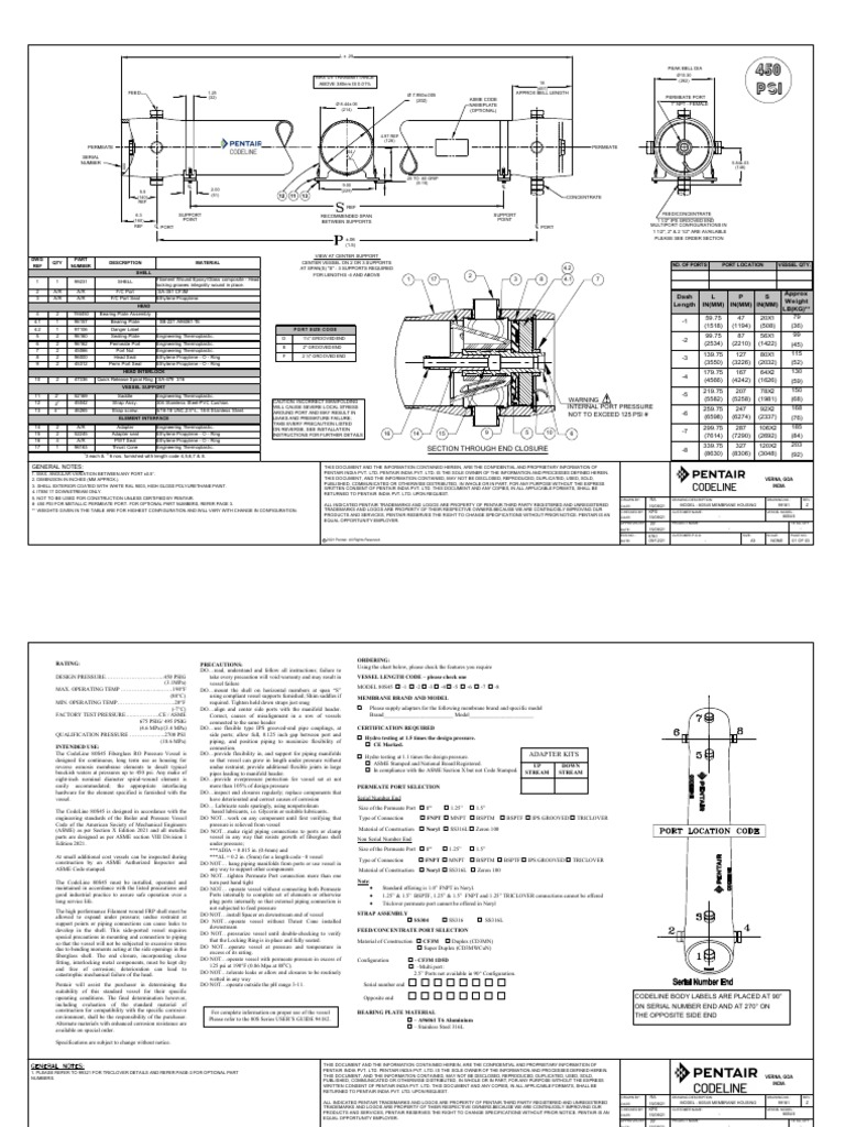 Codeline Drawing 80S45 | PDF
