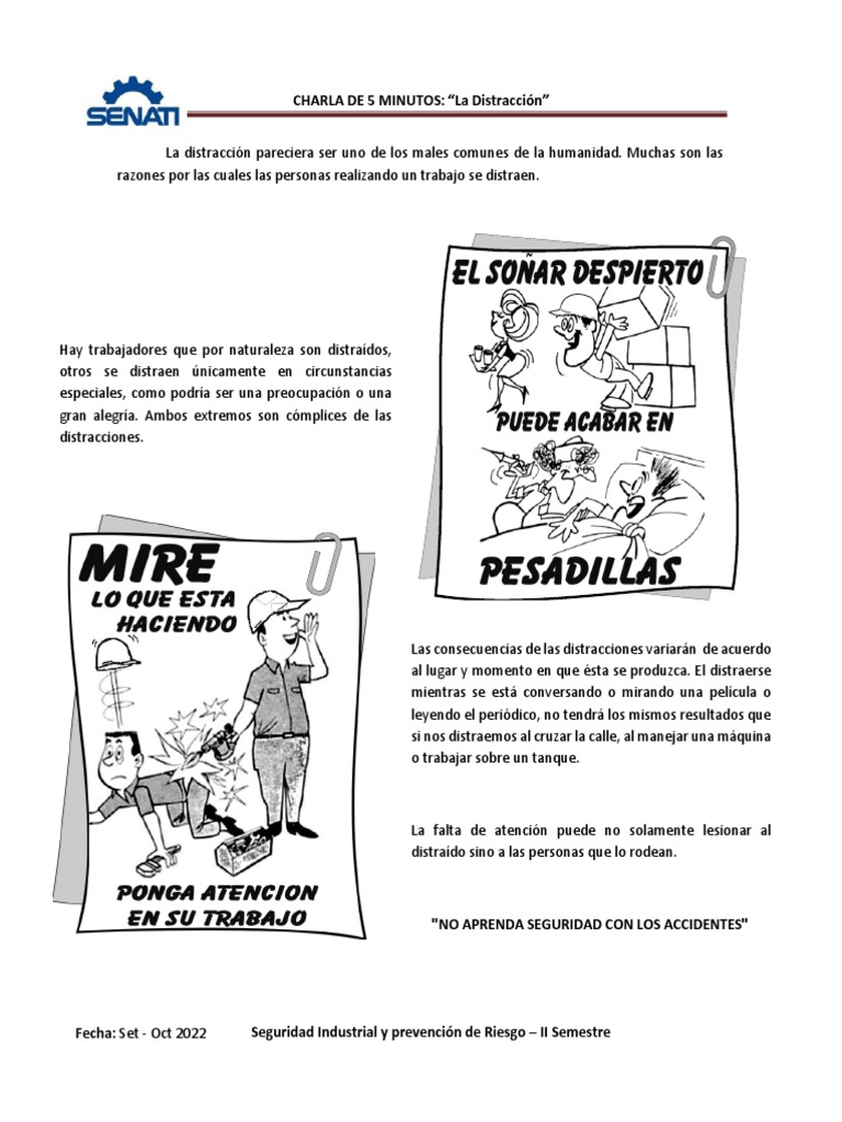 Charlas 5 Min Senati - II Sem | PDF