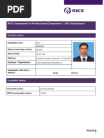 RICS APC Case Study Graphical Explanation PDF | PDF