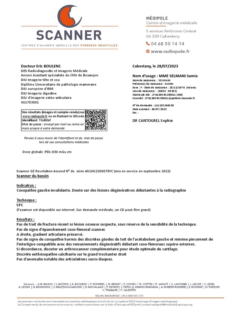 Résultat Scanner | PDF