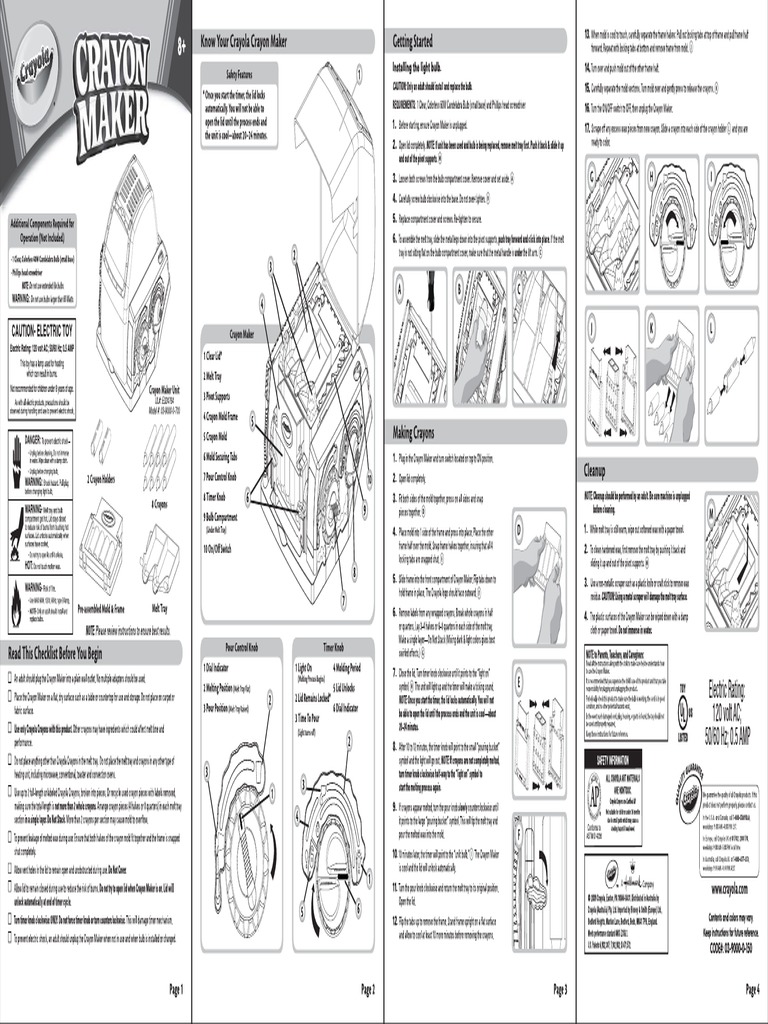 Instructions Crayonmaker | PDF