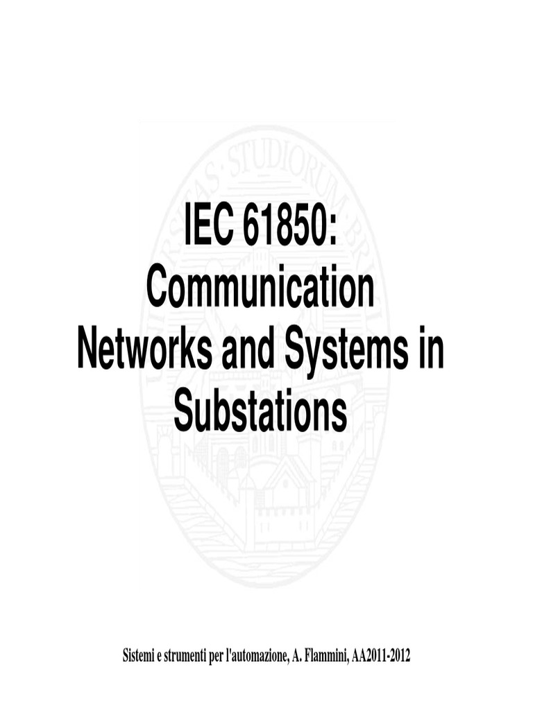 IEC 61850 Communication Networks and Systems in Substations | PDF