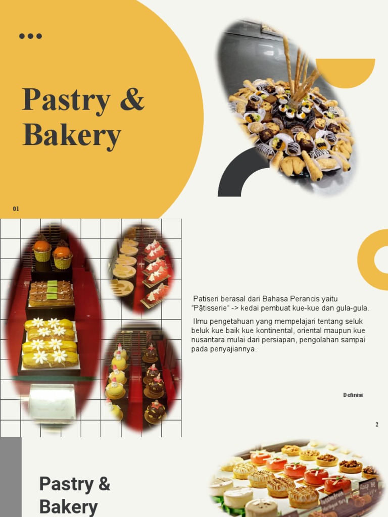 Definisi dan Klasifikasi Pastry & Bakery | PDF | Cakes | Biscuit