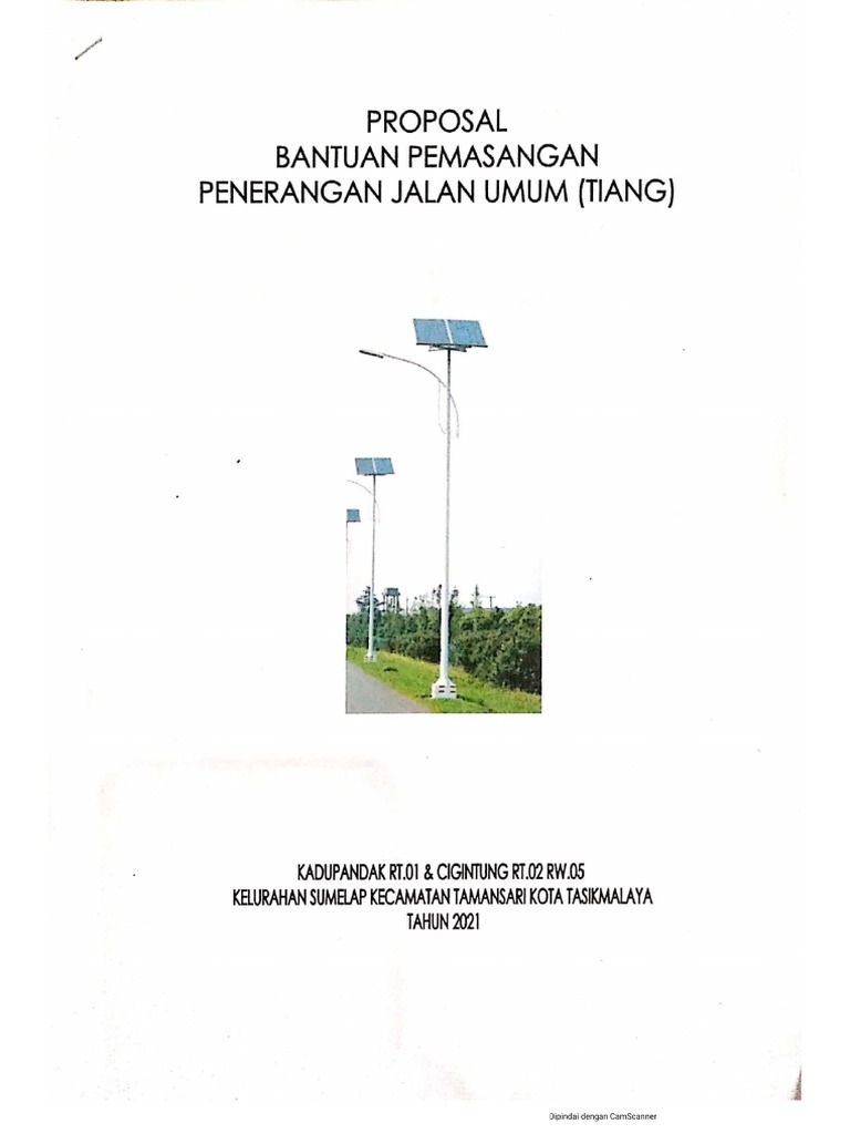 Proposal Rambu Warning Light | PDF