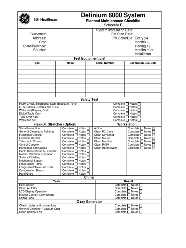 Definium 8000 System | PDF