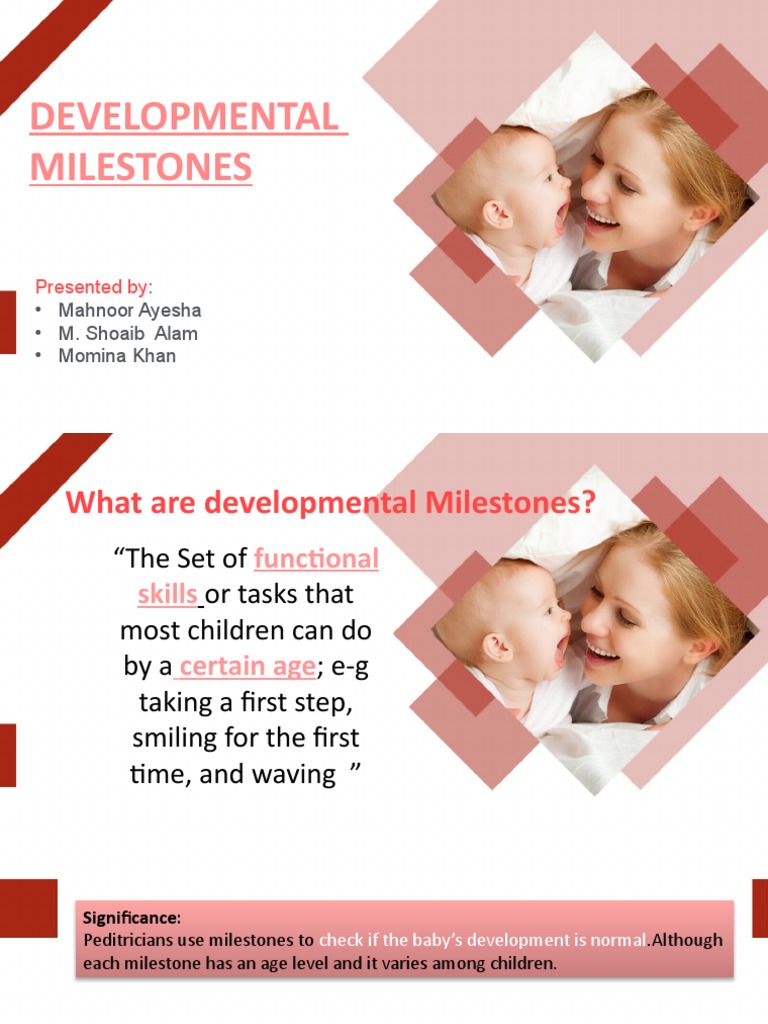 Developmental MIlestones | PDF