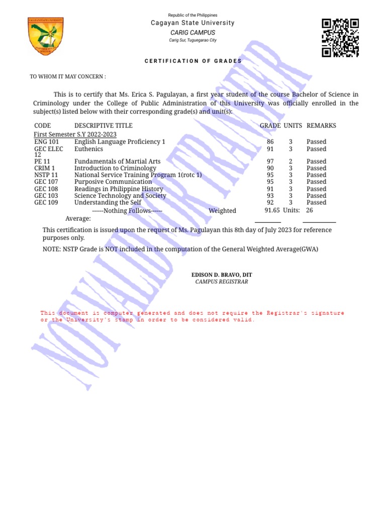 Cagayan State University: Carig Campus | PDF