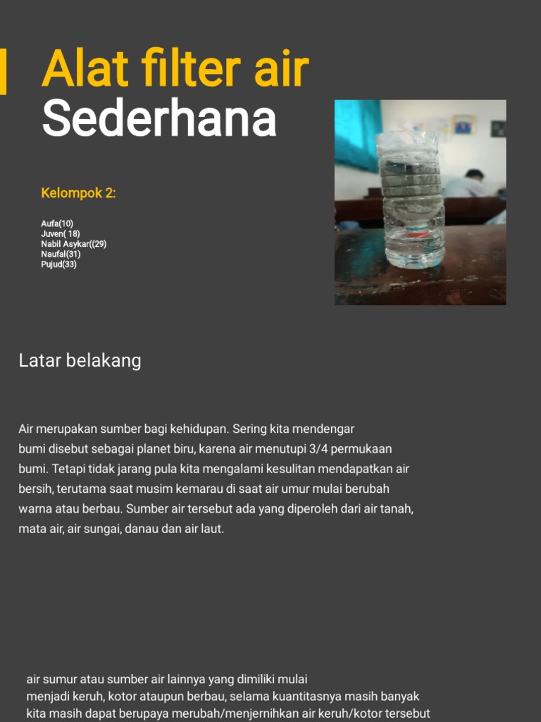 Penjernihan Air | PDF