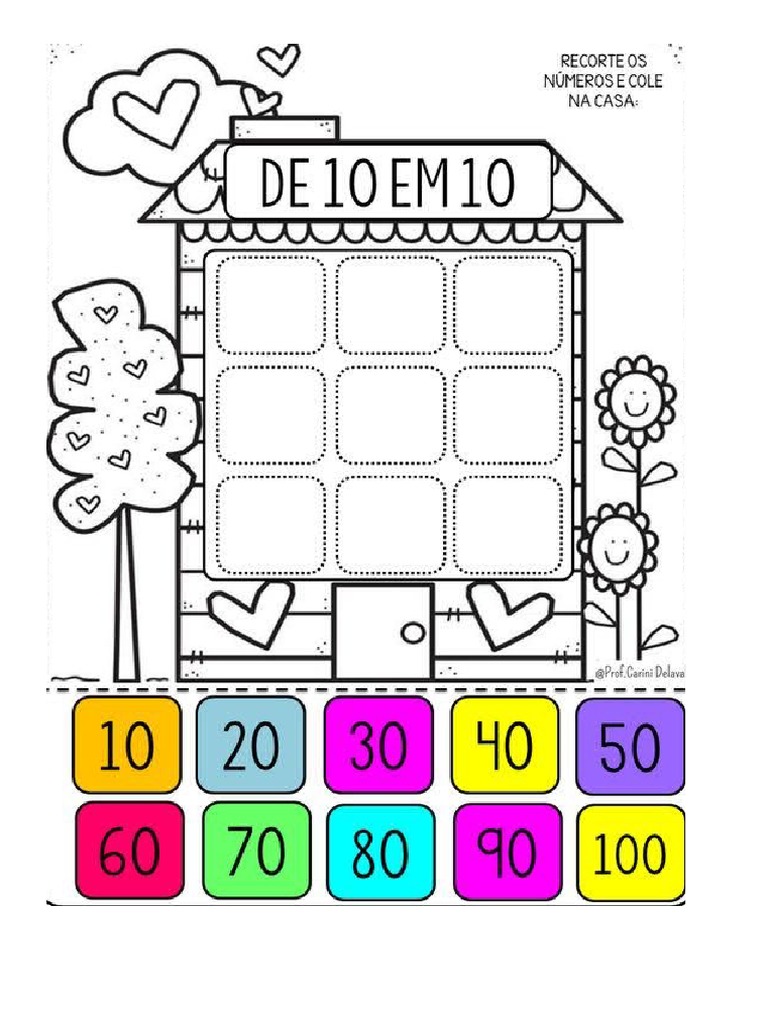 Numeros de 10 em 10 | PDF
