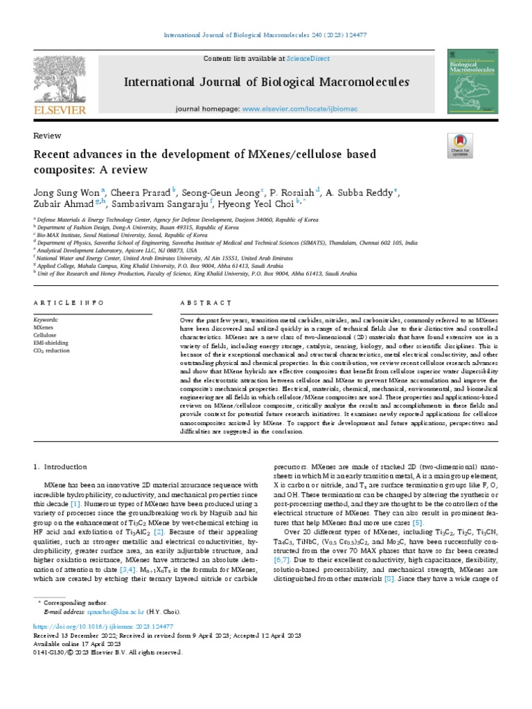 International Journal of Biological Macromolecules | PDF