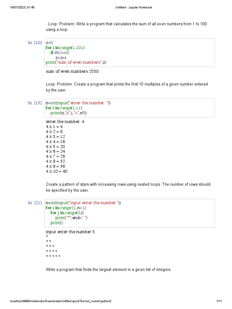Untitled - Jupyter Notebook | PDF