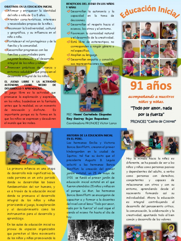 Triptico Dia de La Educación | PDF