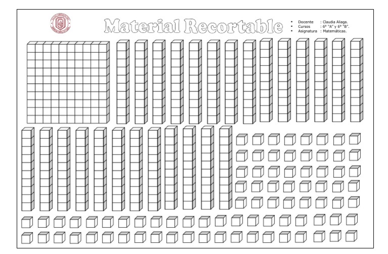 Bloques Multibase. Material Recortable. | PDF