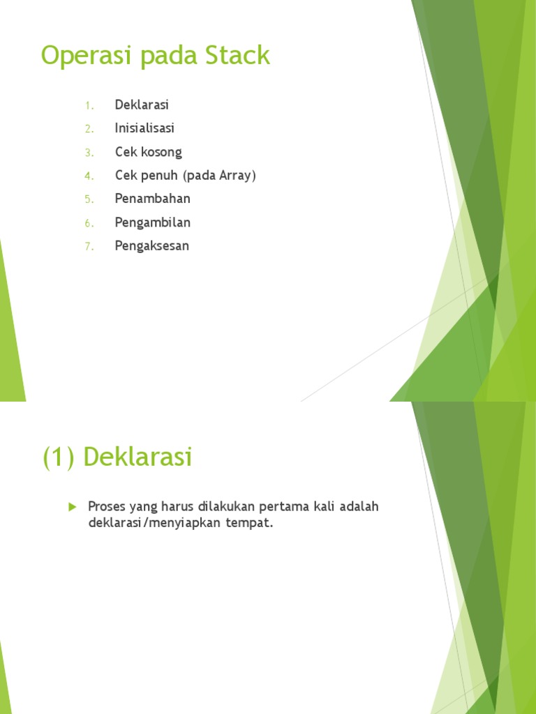 Pertemuan 7 (Stack Dengan Linked List) | PDF