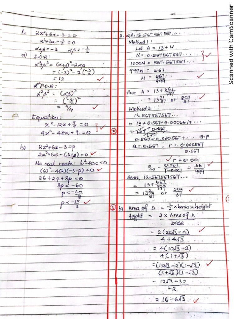 2021 Perak - SMJK - Perempuan Add - Math K2 Jawapan (BI Only) | PDF
