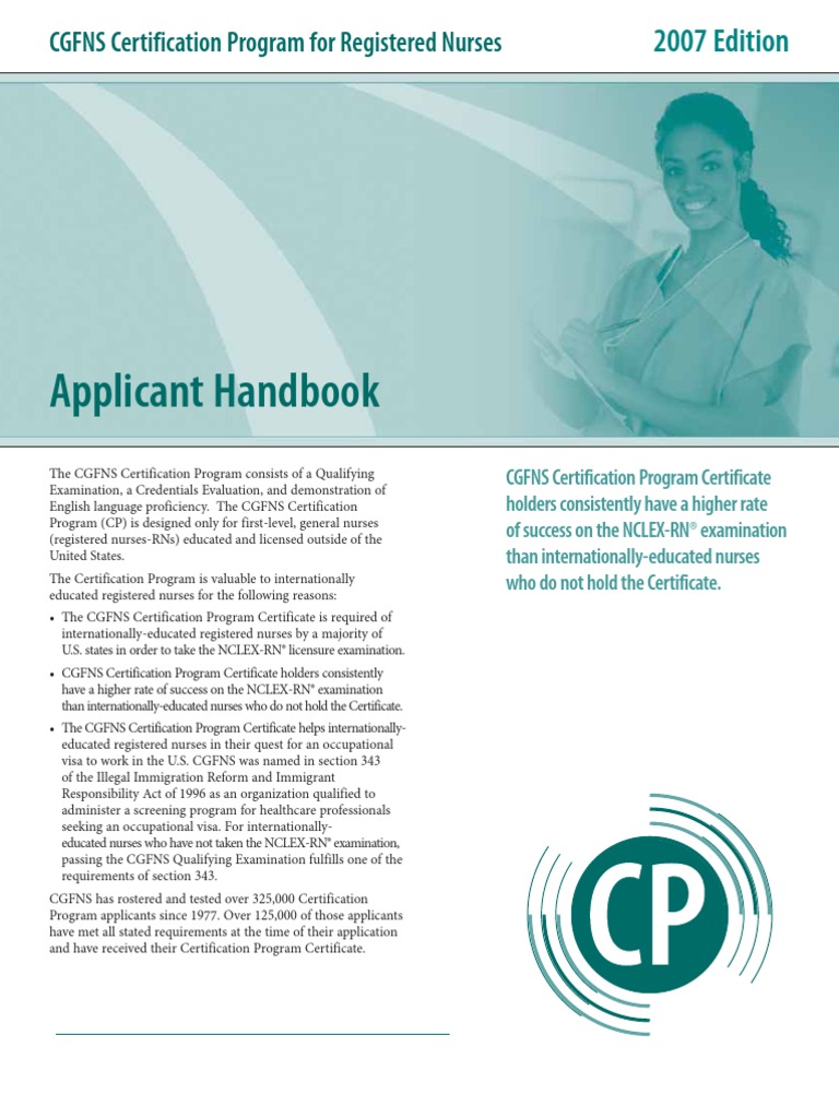 Cgfns Form | Download Free PDF | Licensure | Nursing