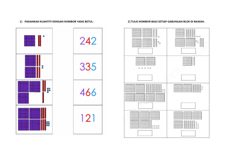 Latihan Blok Nombor | PDF
