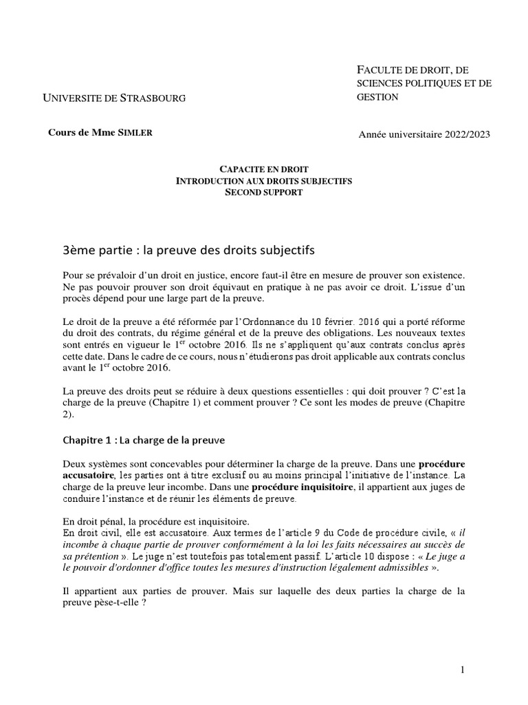 Fiche La Preuve | PDF